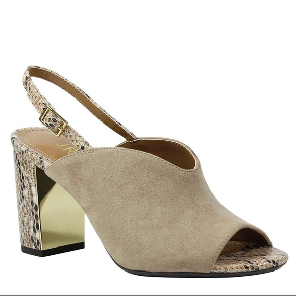 J.Renee | Shoes | J Renee Maarya Beige Snake Print Pump 9 | Poshmark